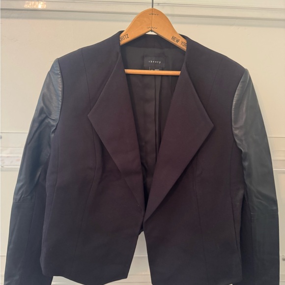 Theory | Jackets & Coats | Theory Elegant Black Jacket | Poshmark